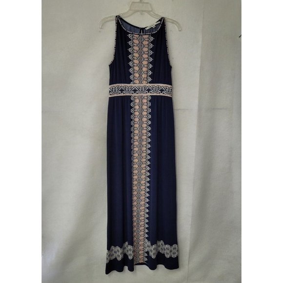 Max Studio | Dresses | Max Studio Dress Womens M Geometric Floral Print ...